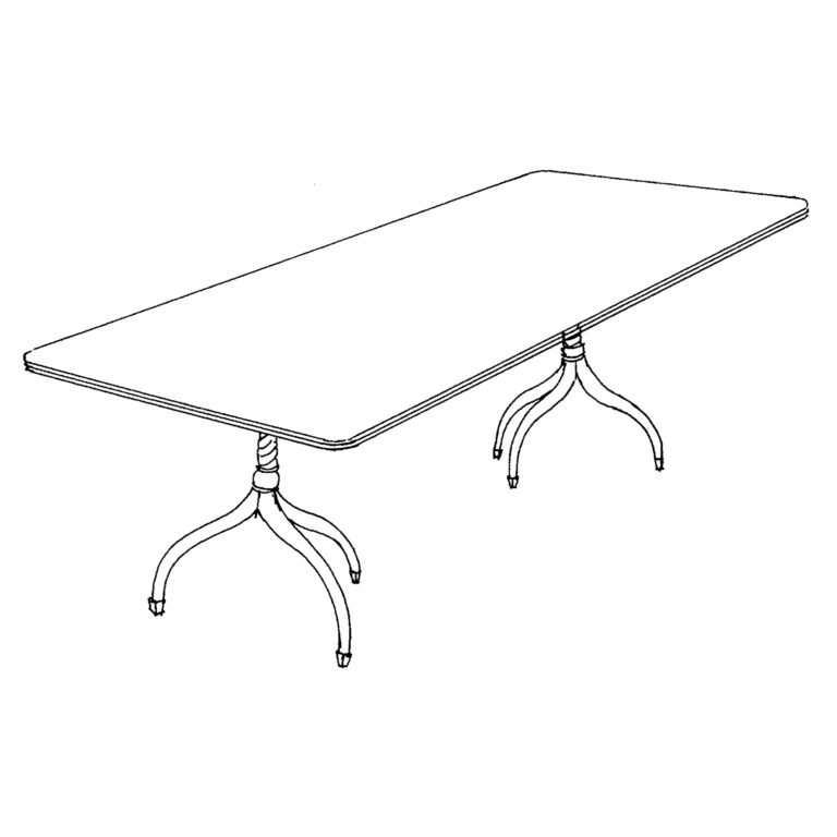 Cloverleaf Pedestal Table - Rose Tarlow