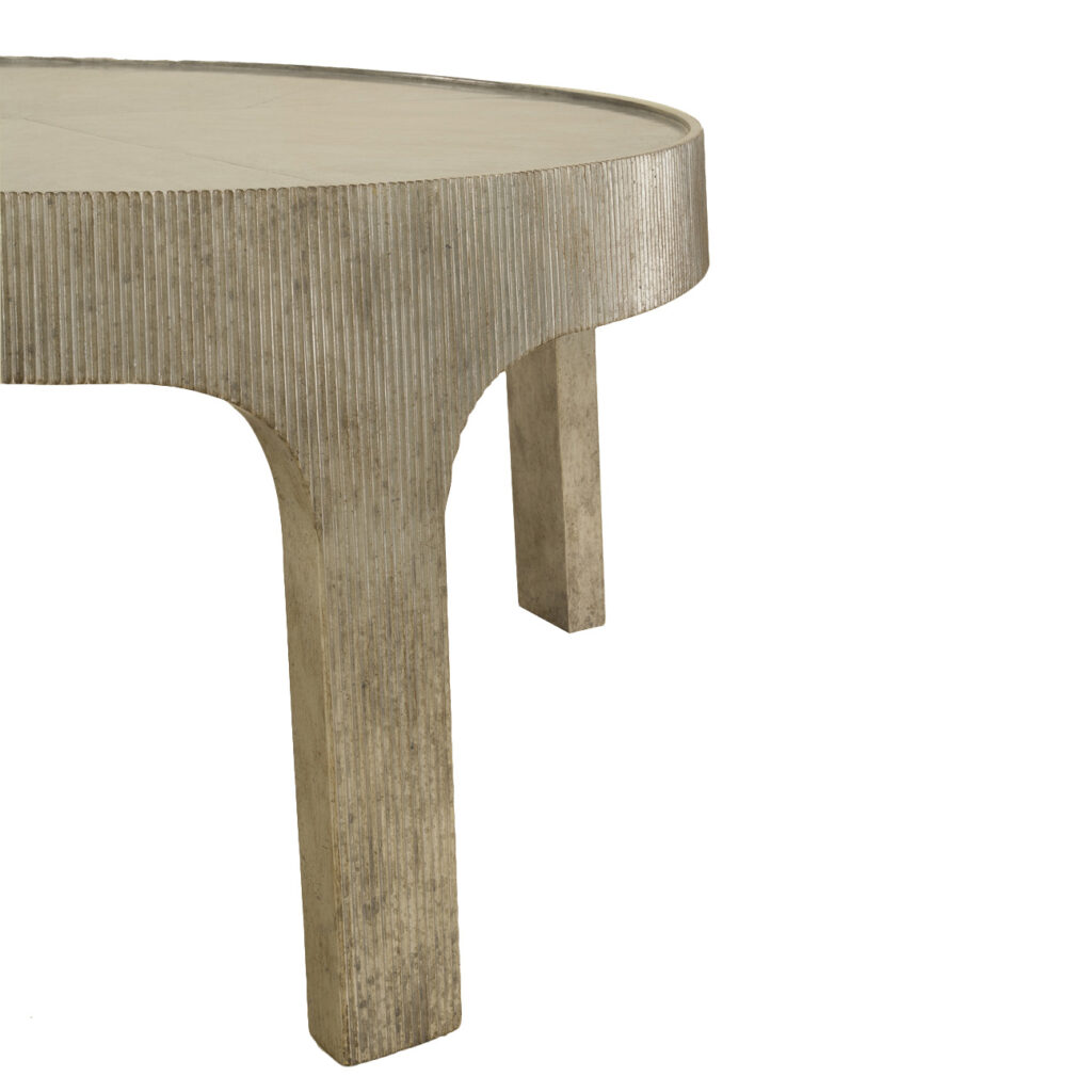 Reeded Bois Coffee Table Silver - Rose Tarlow
