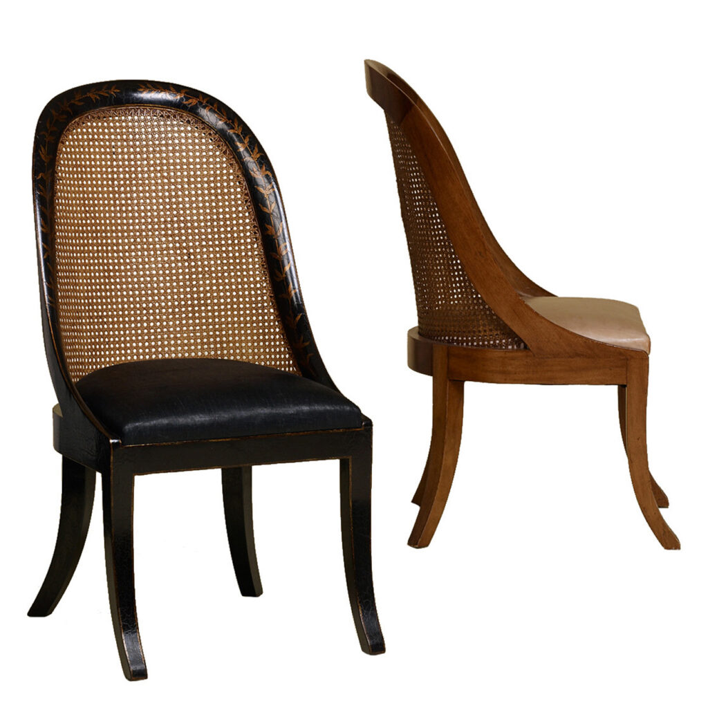 Violet Chair Mahogany - Rose Tarlow