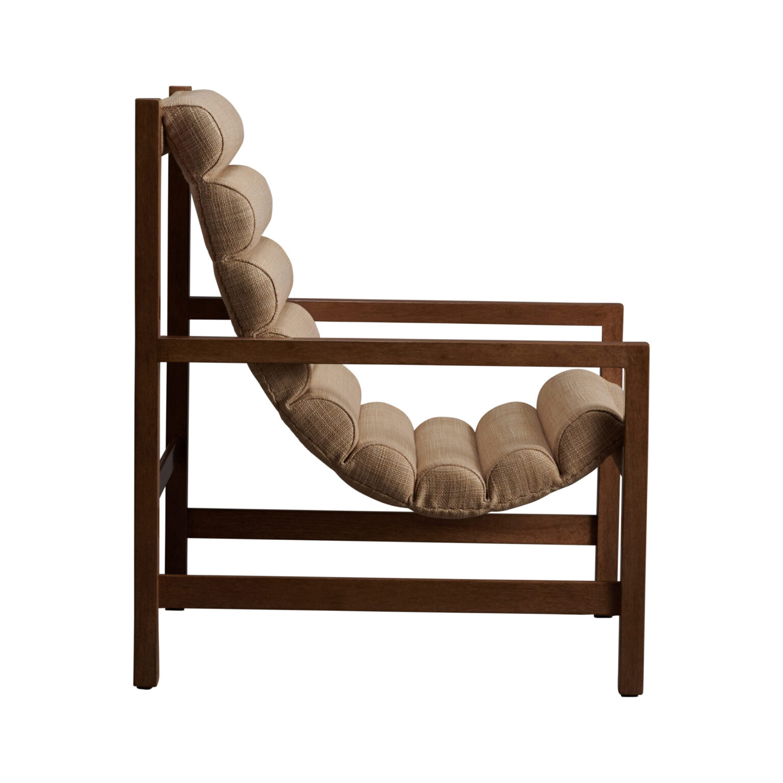 Paco Lounge Chair Wheat, Walnut - Rose Tarlow