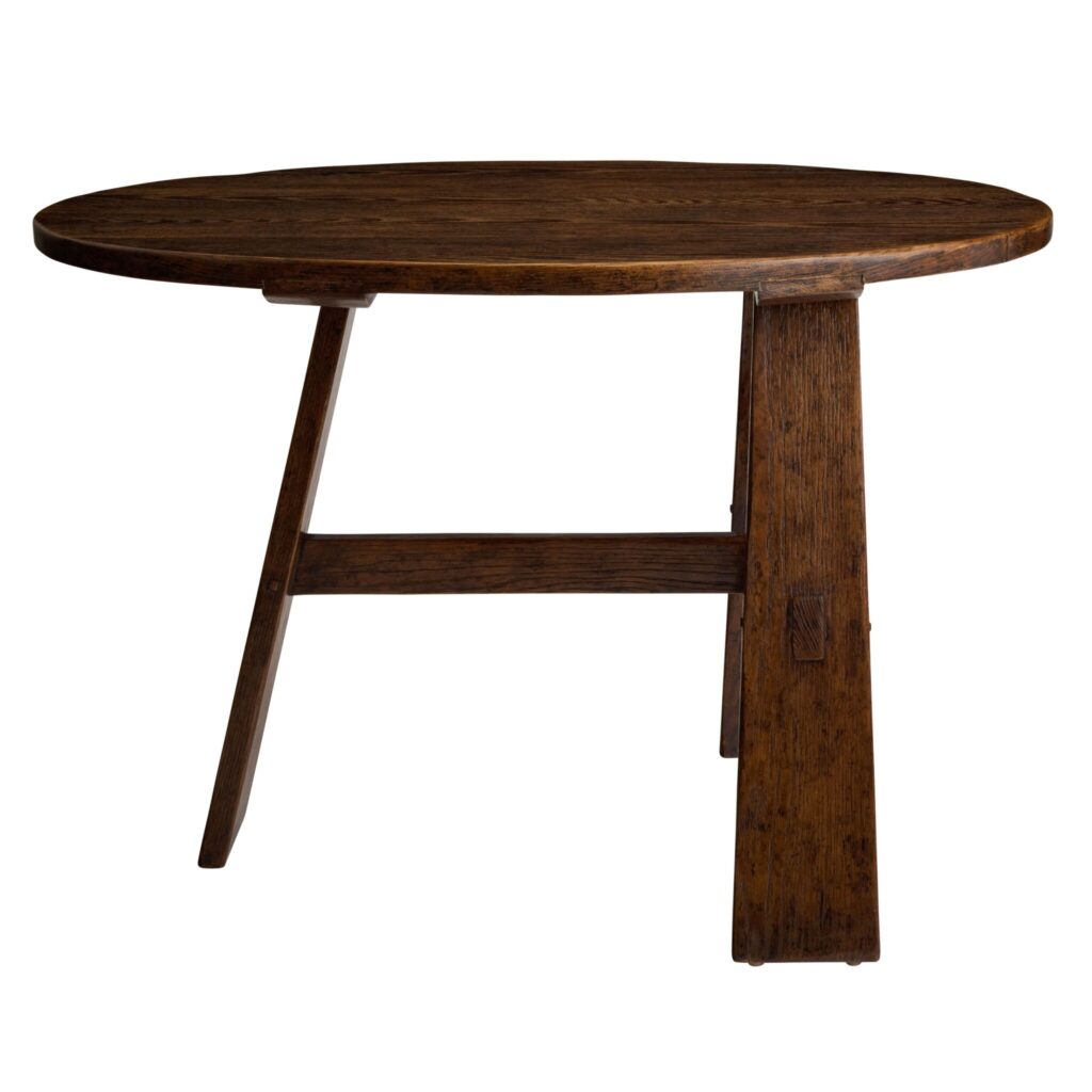 Egg Side Table, Dark Oak - Rose Tarlow